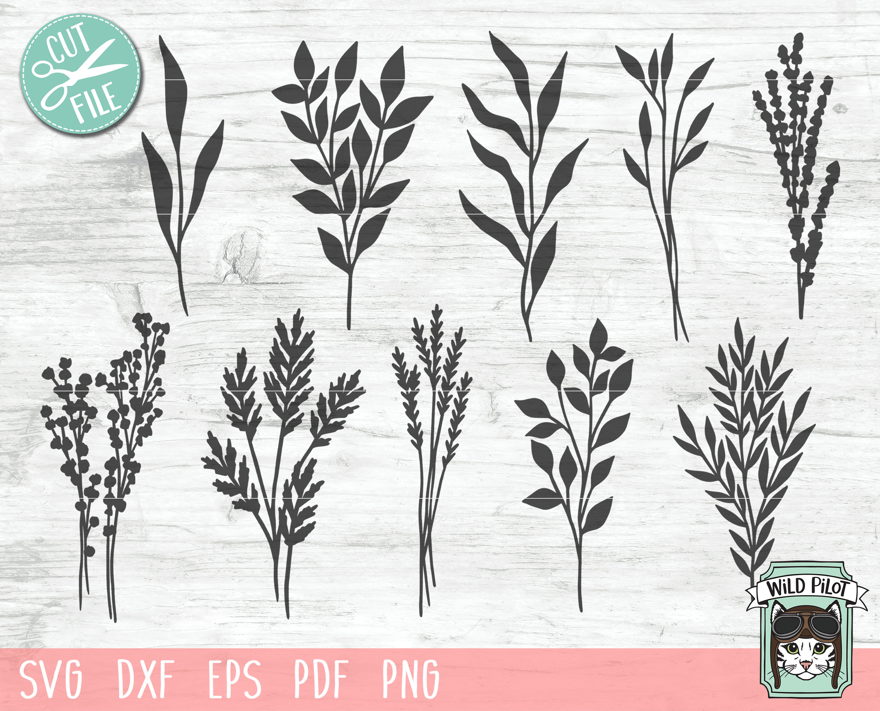 Leaves Bundle SVG Leaf Doodles SVG Files Leaf Cut File - Etsy
