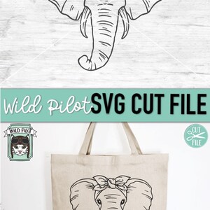 Elephant Bandana SVG, Elephant SVG File, Elephant Cut File, Elephant ...