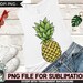 Pineapple SUBLIMATION Designs Png, Rainbow Pineapple Sublimation Png ...