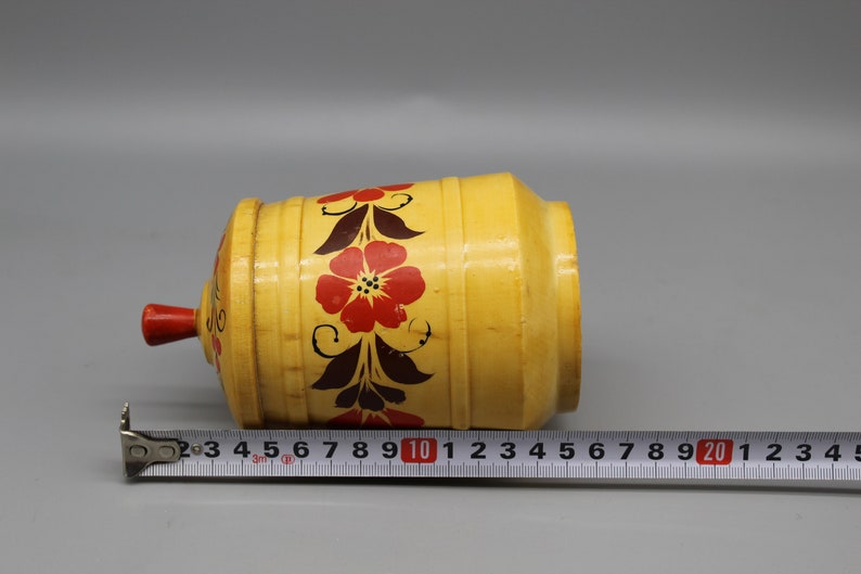 Russian Khokhloma.hand Painted Box-wooden Box-vintage Keepsake Box ...