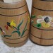 Wooden Decorative Cups. Hand Painted Cups. Vintage Wooden Cups.handmade ...