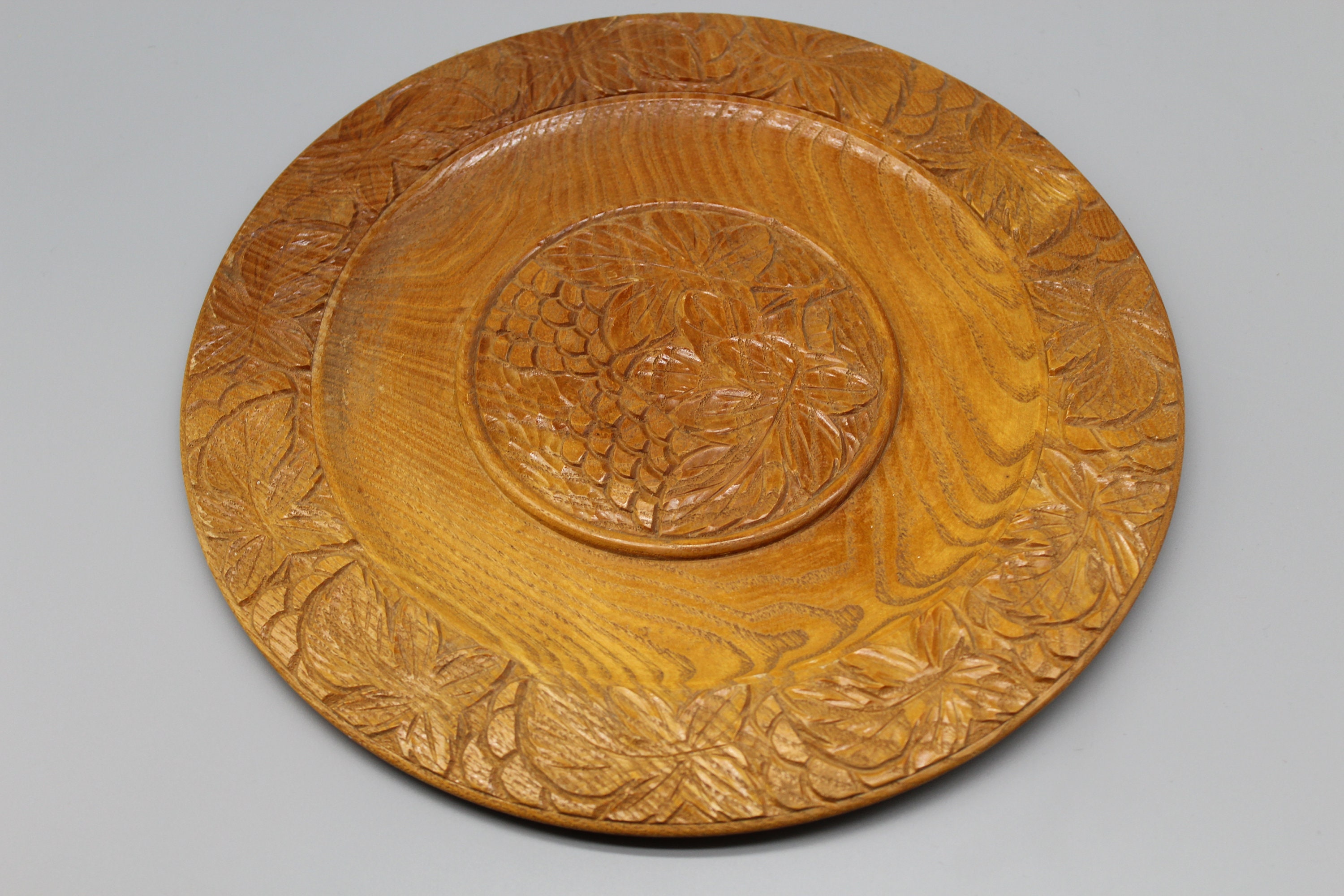 Decorative Wooden Plate. Wood-carved Plate. Wall Decor.fine - Etsy