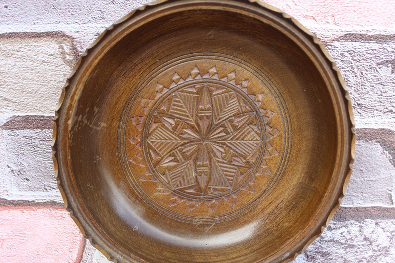Decorative Wooden Plate. Wood-carved Plate. Wall Decor.fine - Etsy