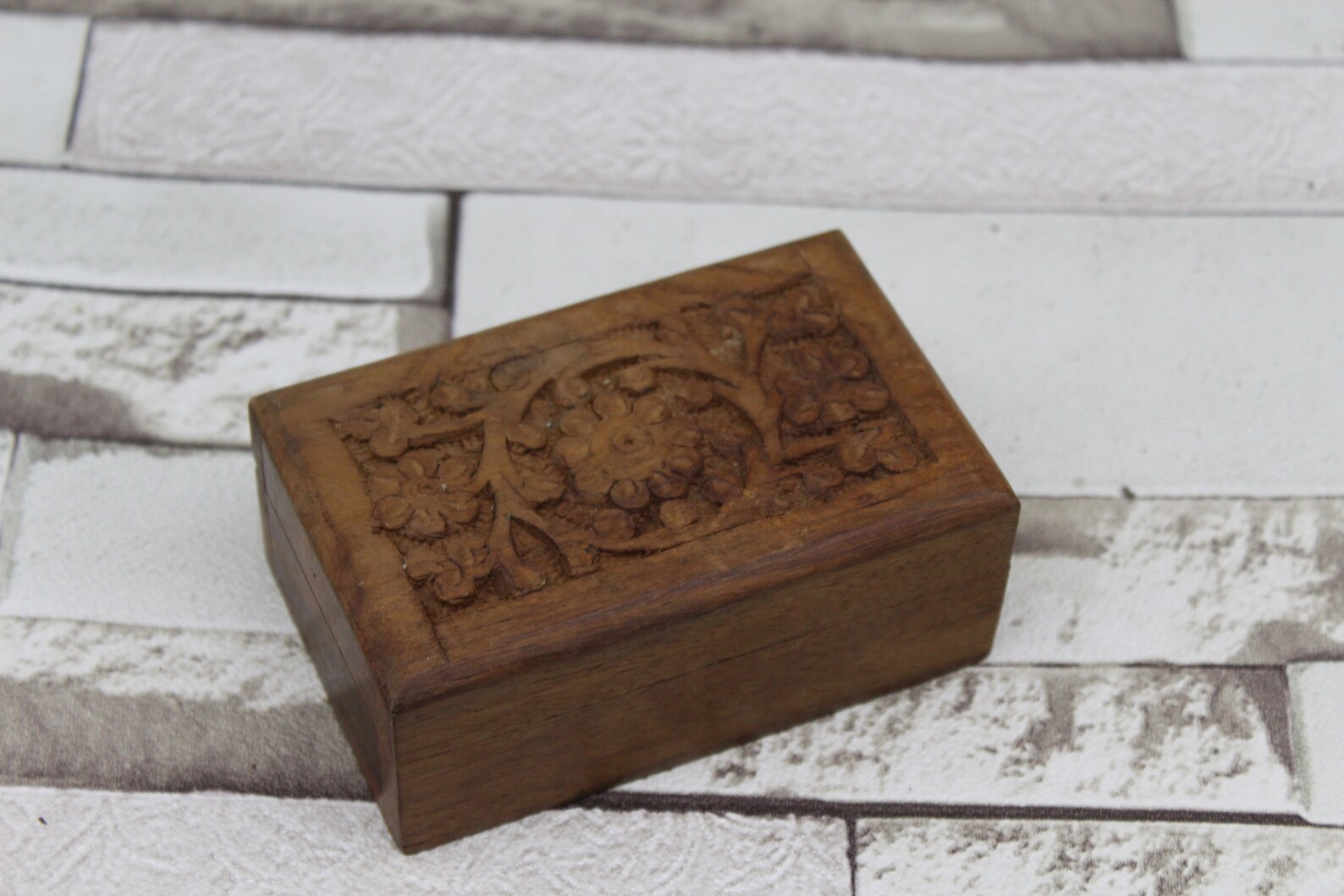 Hand-engraved Wooden Box Vintage Keepsake Box Wooden Jewelry Box Wooden ...
