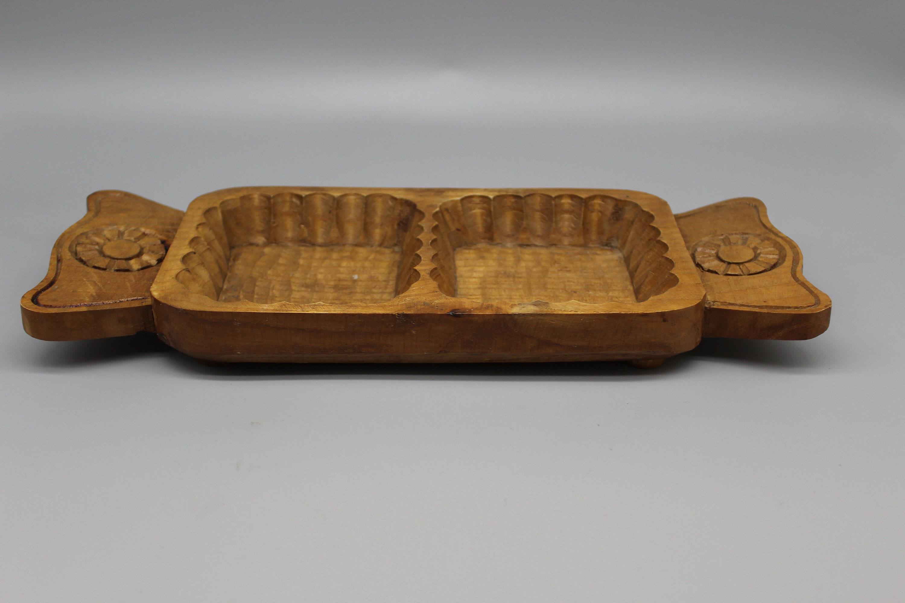 Wood-carved Wooden Tray. Wooden Stand. Wooden Spice Tray. - Etsy
