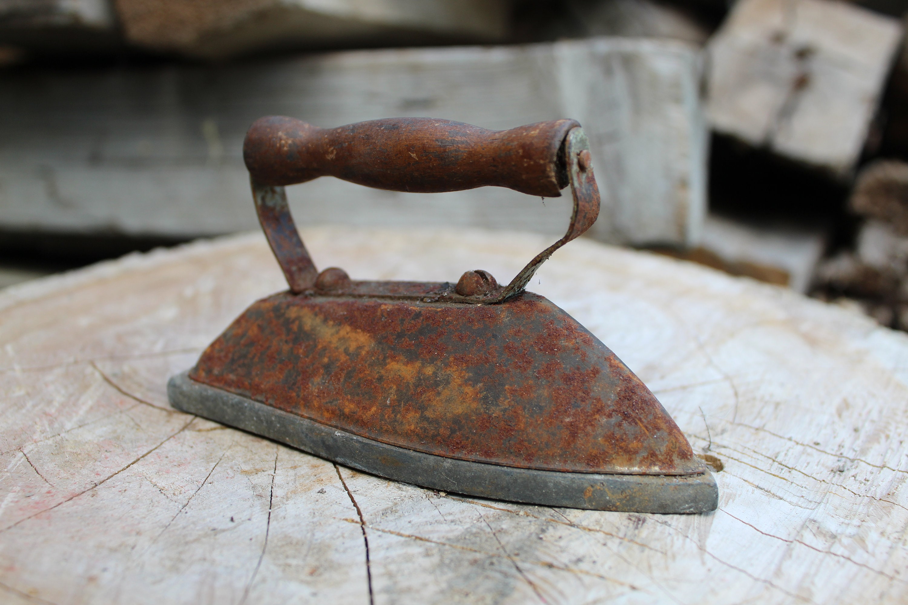 Vintage Iron. Retro Iron. Home decor. Old Mini Iron. Rustic | Etsy