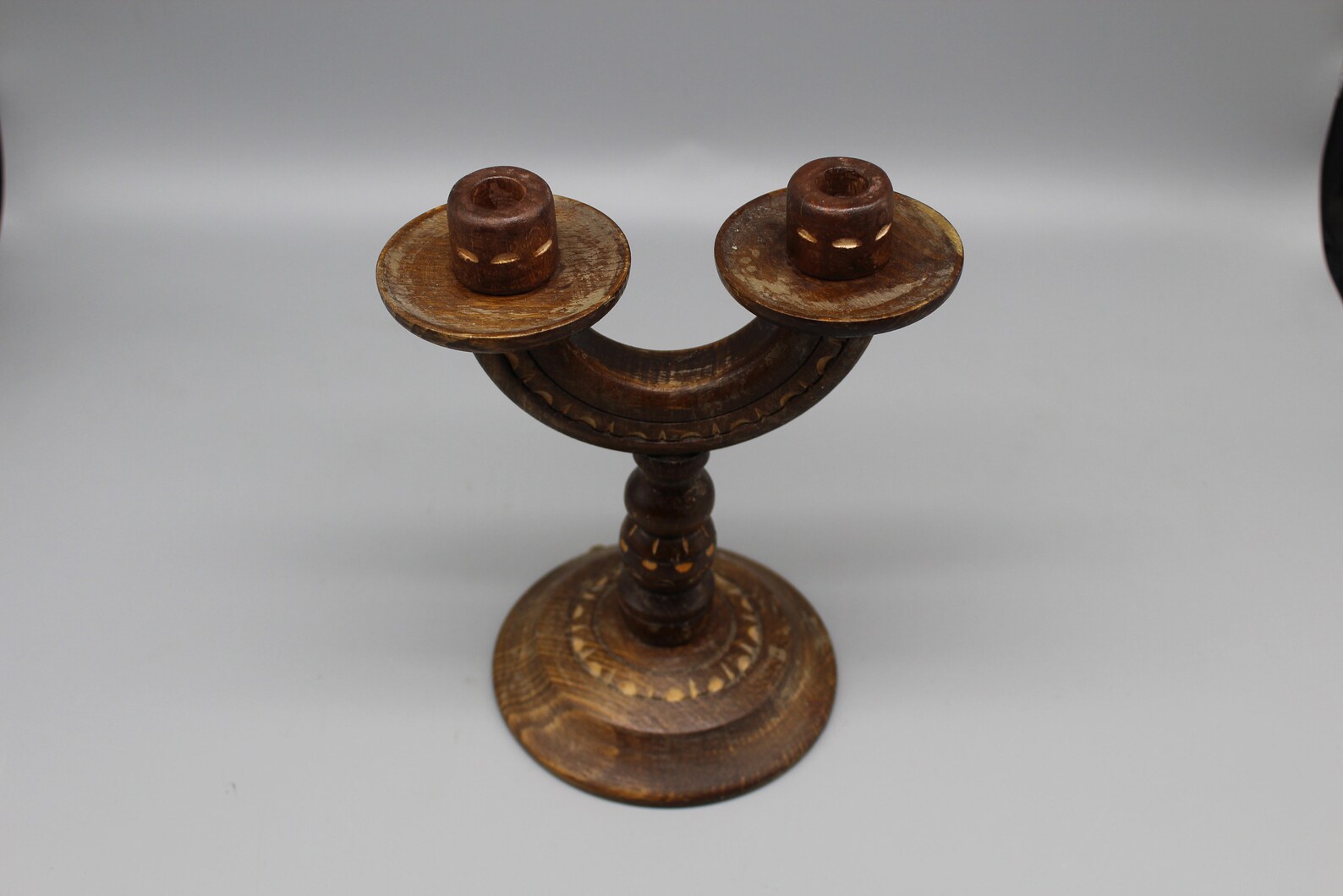 Vintage Candlestick. Old Wooden Candlestick. Handmade. Home Decor. - Etsy