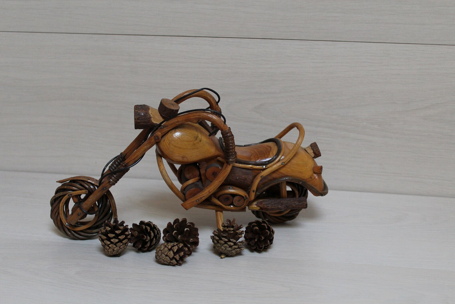 Motorcycle.wood Motorcycle Model. Handmade Motorcycle Model. - Etsy