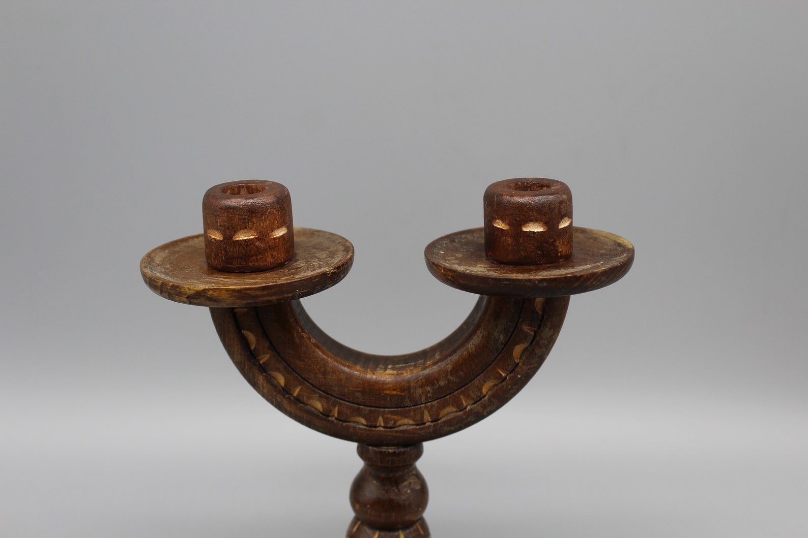 Vintage Candlestick. Old Wooden Candlestick. Handmade. Home Decor. - Etsy