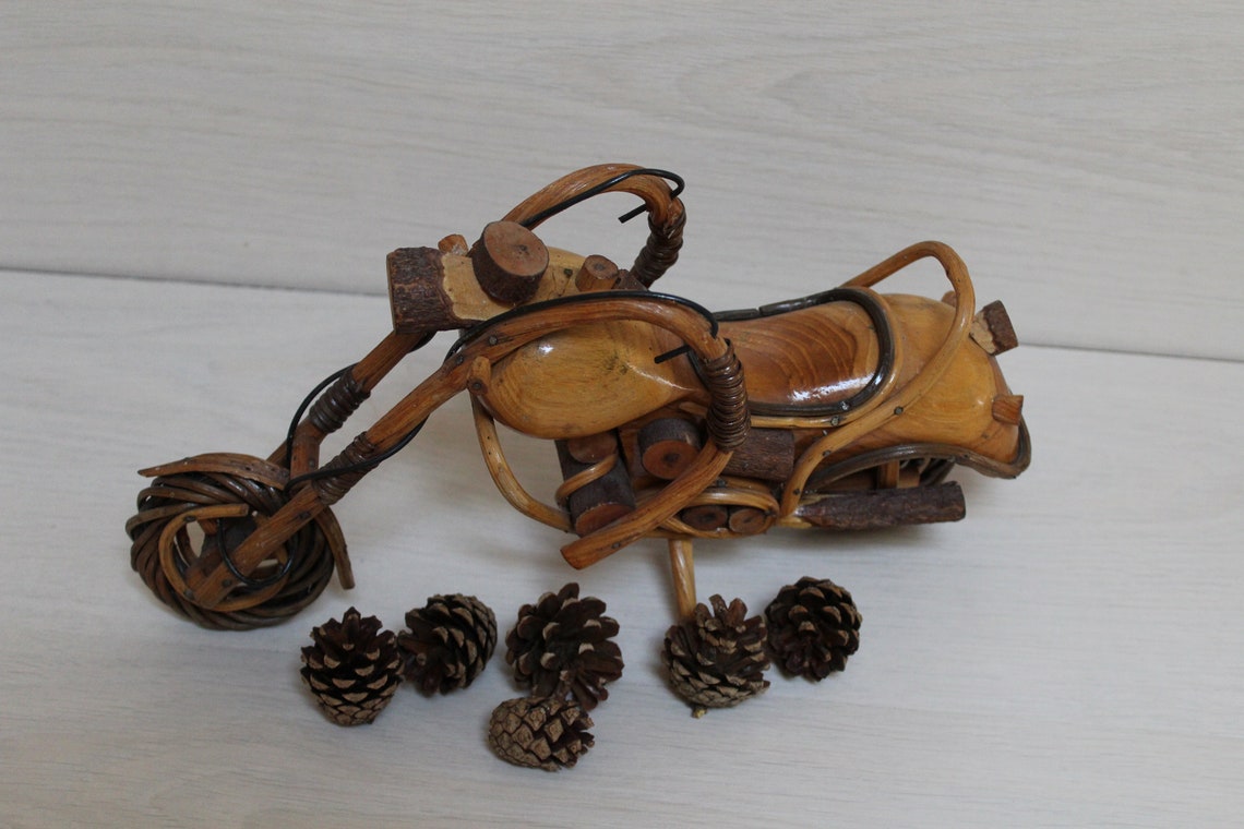 Motorcycle.wood Motorcycle Model. Handmade Motorcycle Model. | Etsy