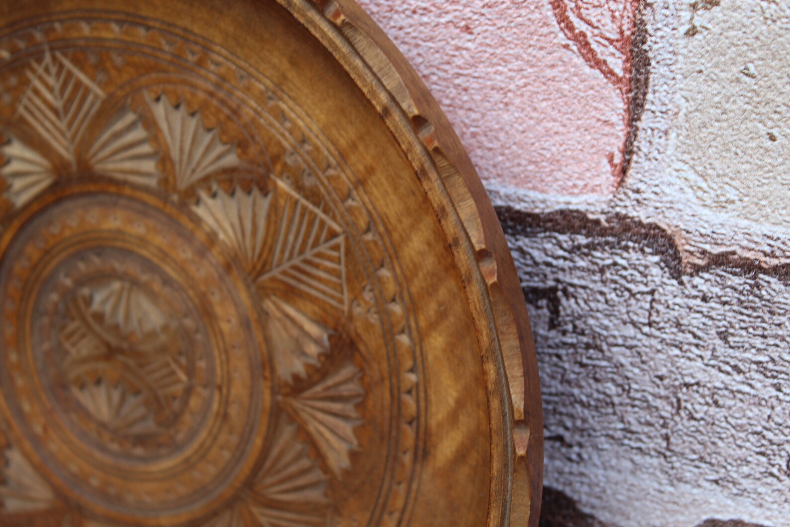 Decorative Wooden Plate. Wood-carved Plate. Wall Decor.fine - Etsy