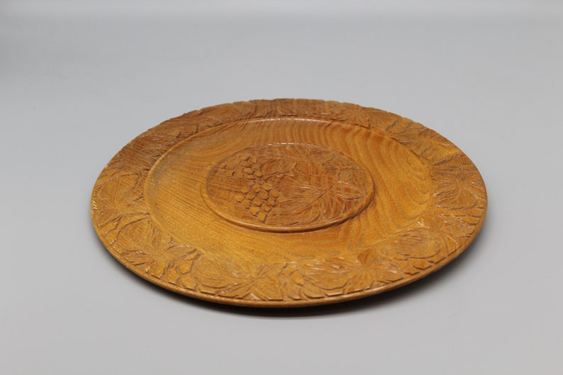 Decorative Wooden Plate. Wood-carved Plate. Wall Decor.fine - Etsy