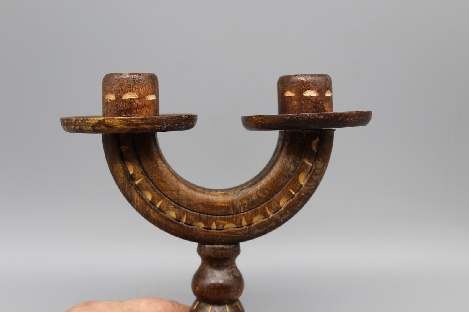 Vintage Candlestick. Old Wooden Candlestick. Handmade. Home Decor. - Etsy