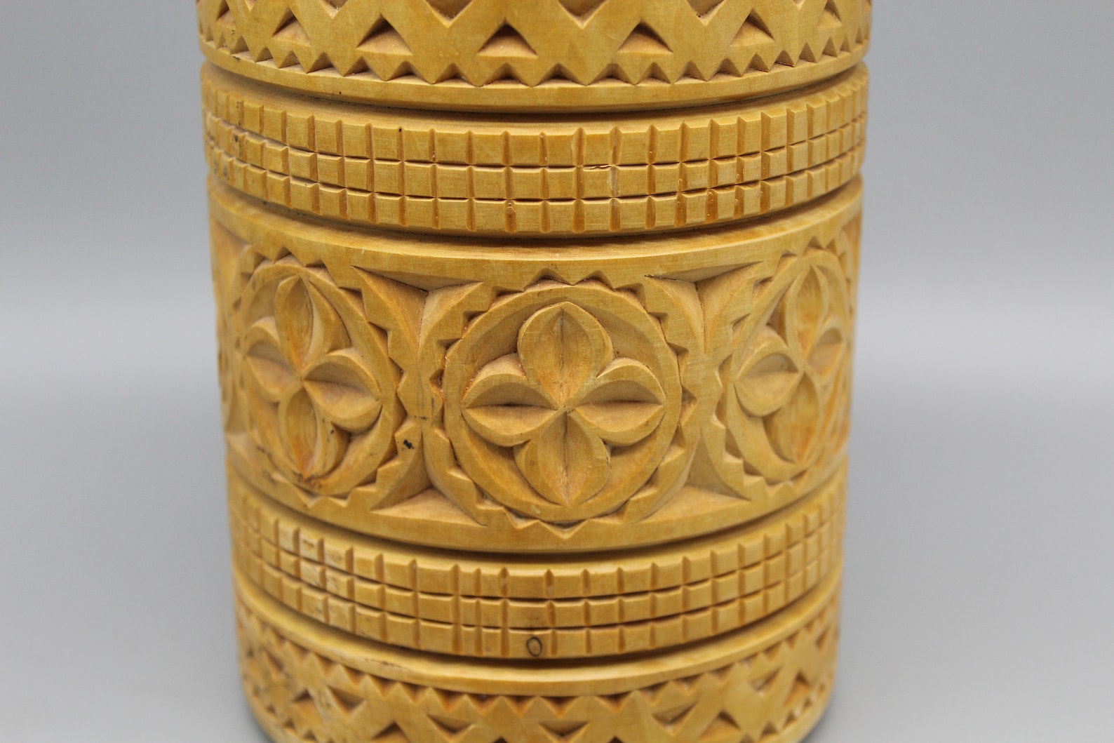 Large Wooden Decorative Cup.carving. Vintage Wooden Cup.handmade Cup ...