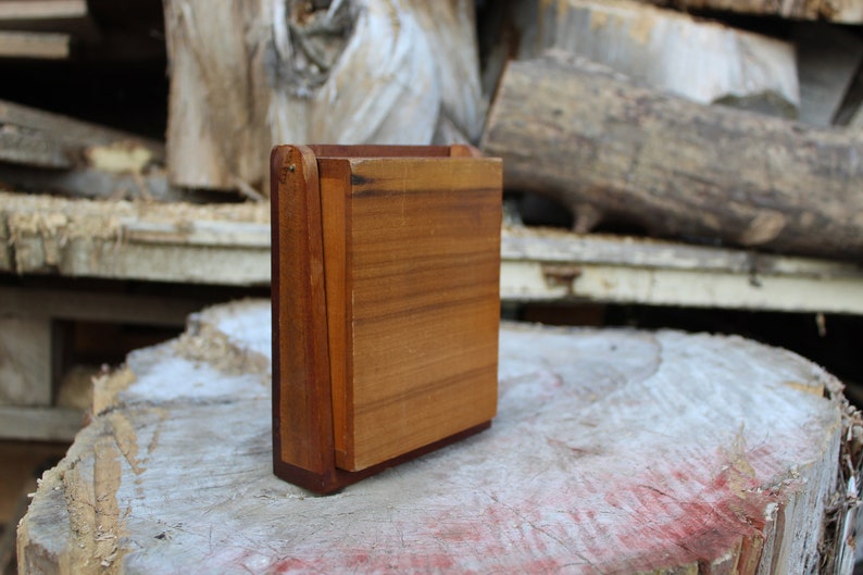 Hand-engraved Wooden Box Vintage Keepsake Box Wooden Jewelry Box Wooden ...