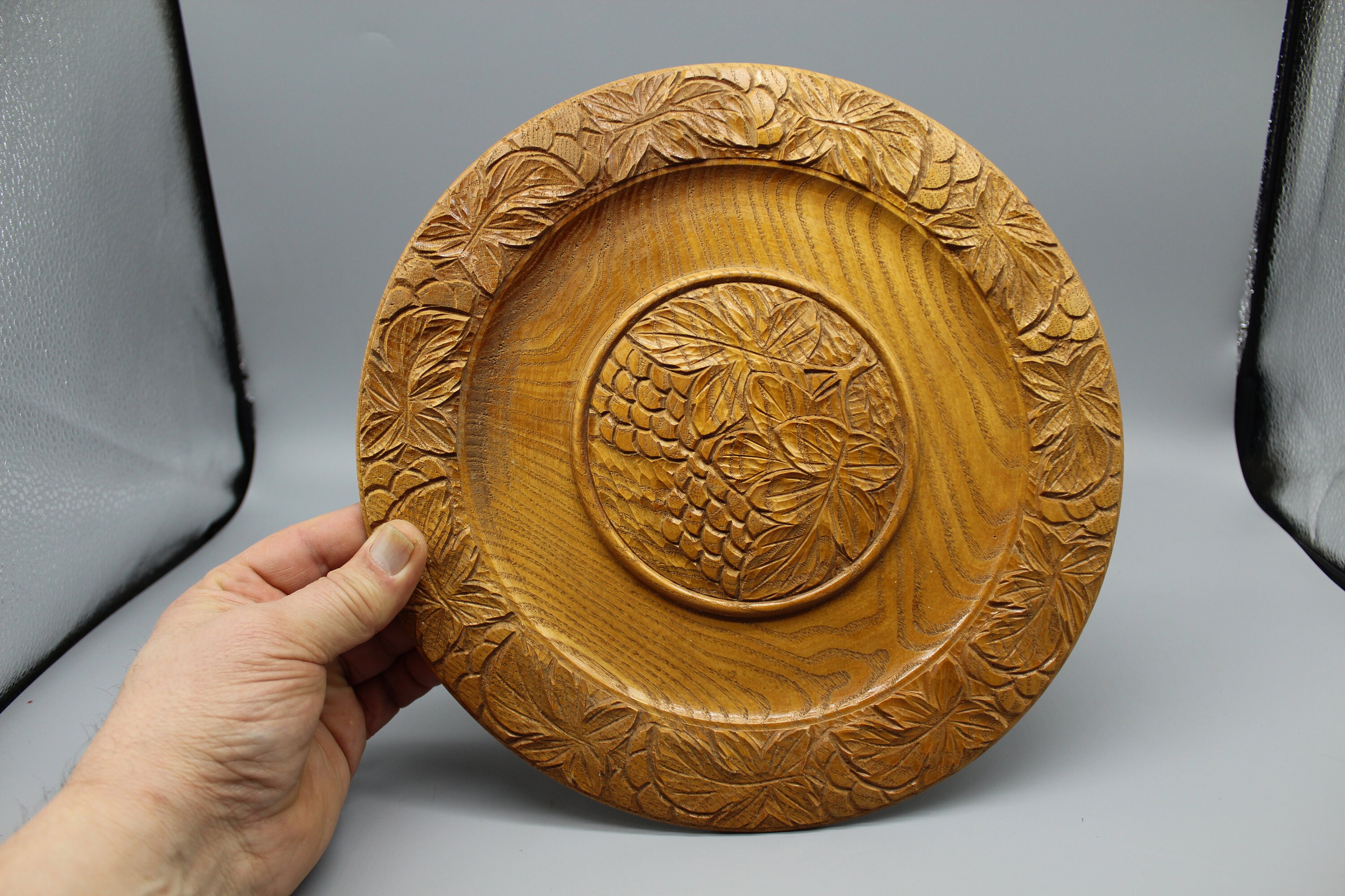 Decorative Wooden Plate. Wood-carved Plate. Wall Decor.fine - Etsy