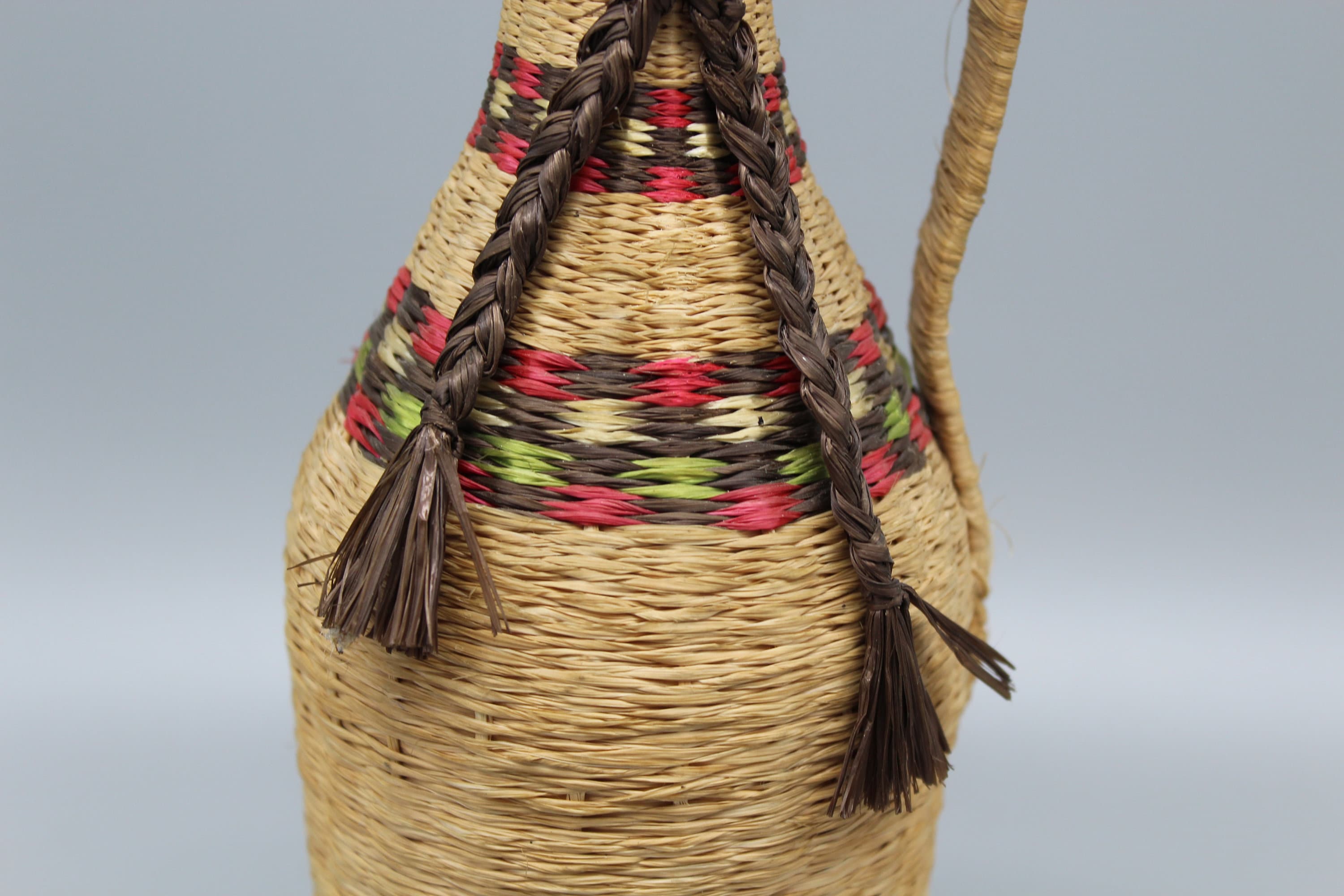 Vintage Decorative Bottle. Bottle With Hand Braid. Bottle for - Etsy