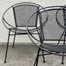 Midcentury Modern Wrought Iron Hoop Chairs - Etsy