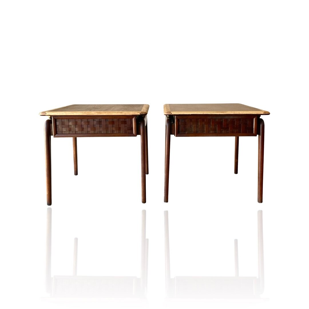 Mcm Lane perception Side Table Pair - Etsy