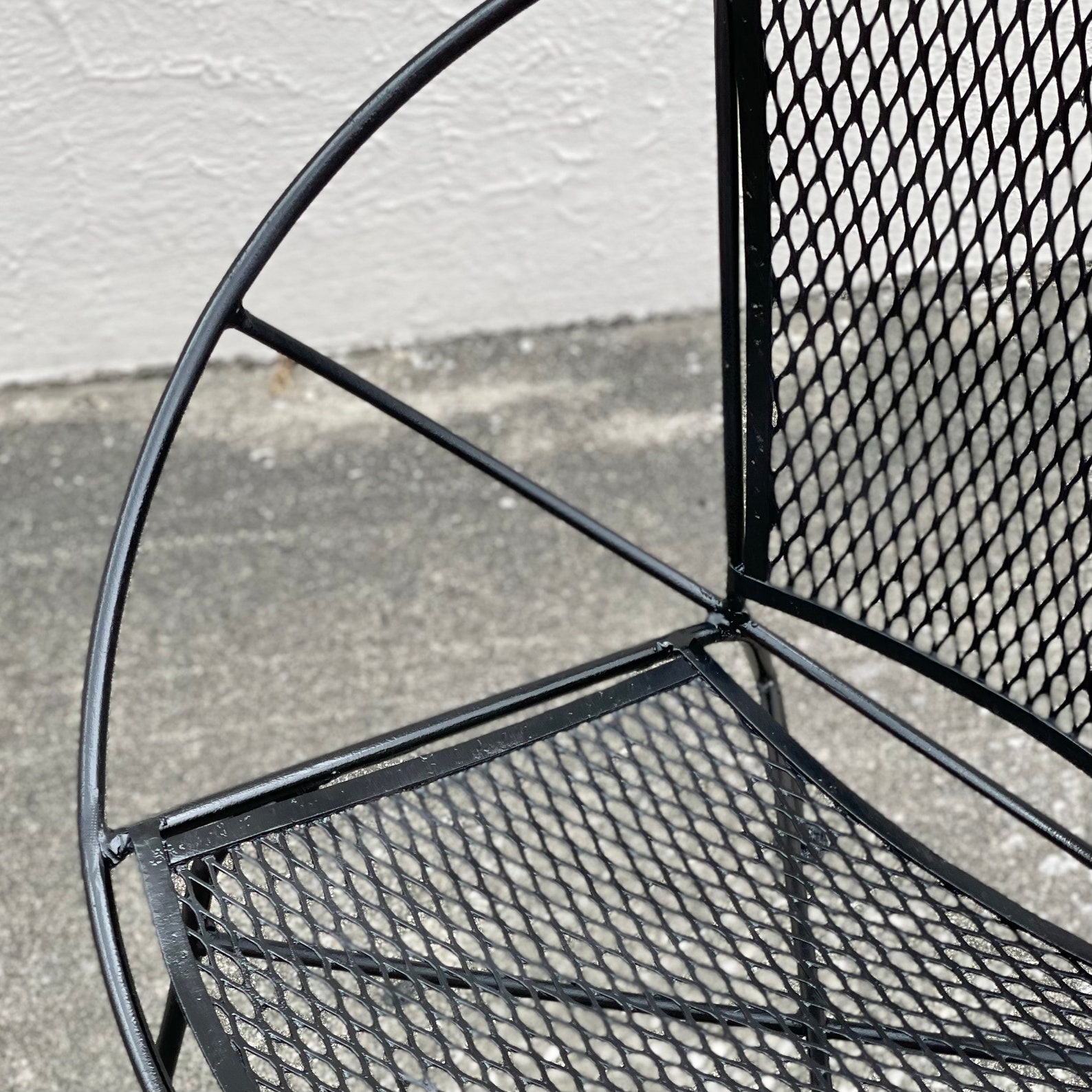 Midcentury Modern Wrought Iron Hoop Chairs - Etsy