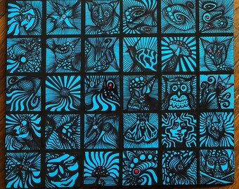 Lsd Blotter Art - Etsy
