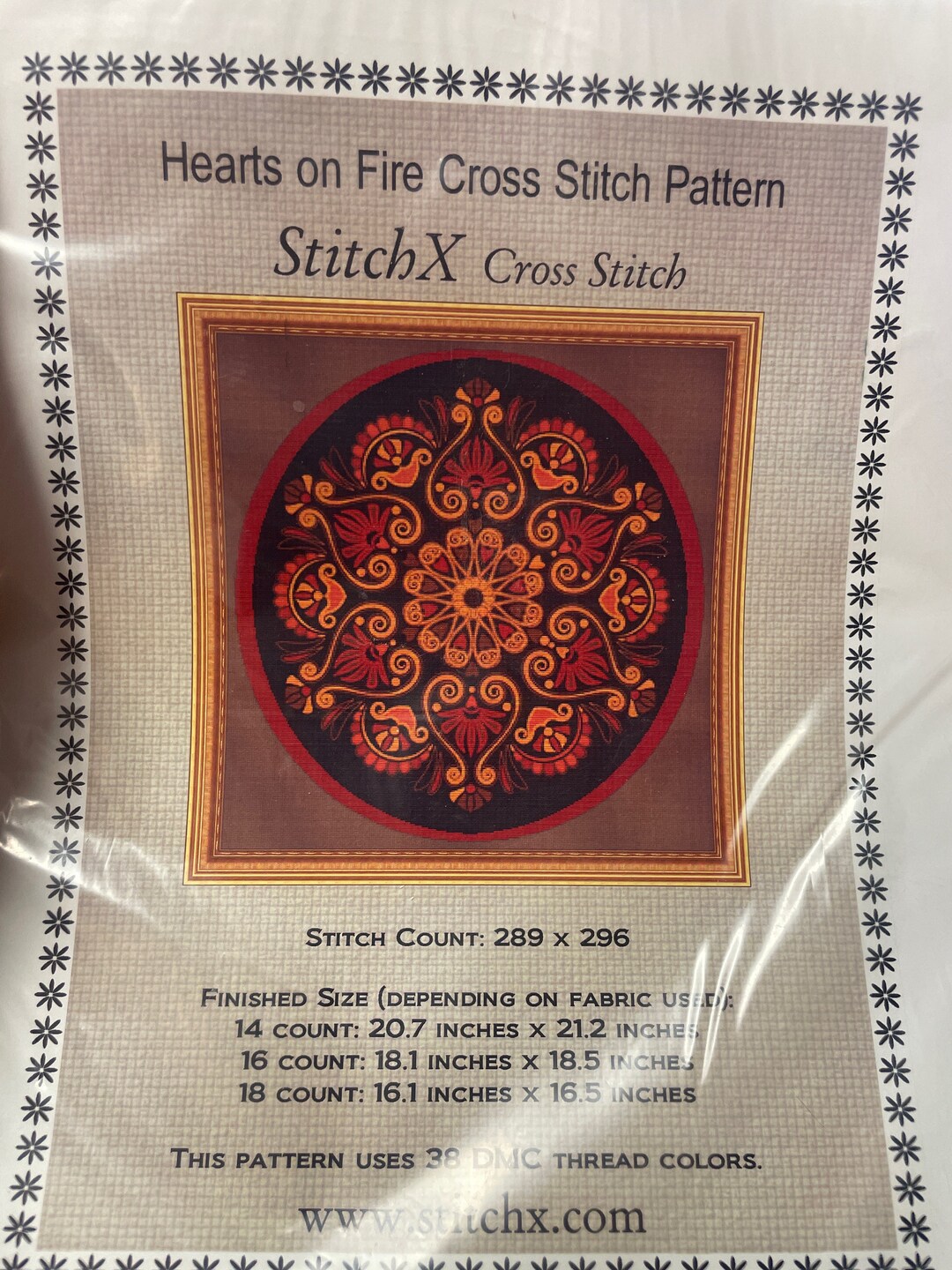 Stitchx - Hearts of Fire - Etsy