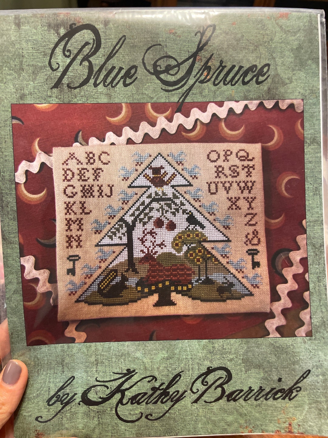 Blue Spruce Crosstitch Chart by Kathy Barrick - Etsy