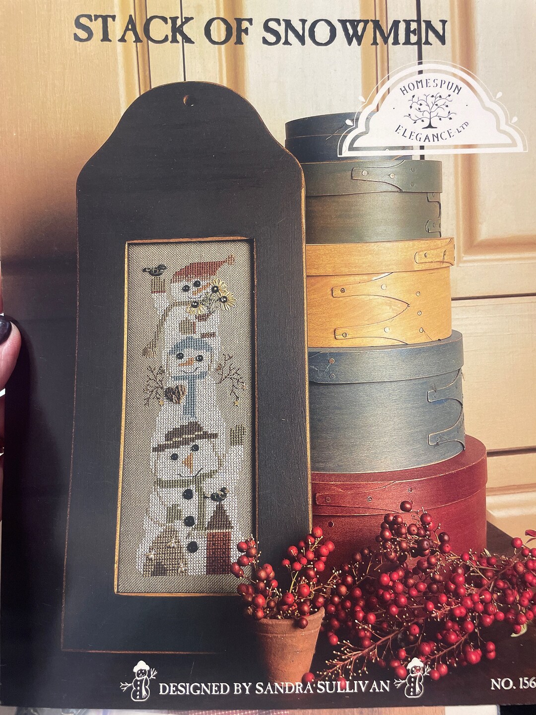 Homespun Elegance Stack of Snowmen - Etsy