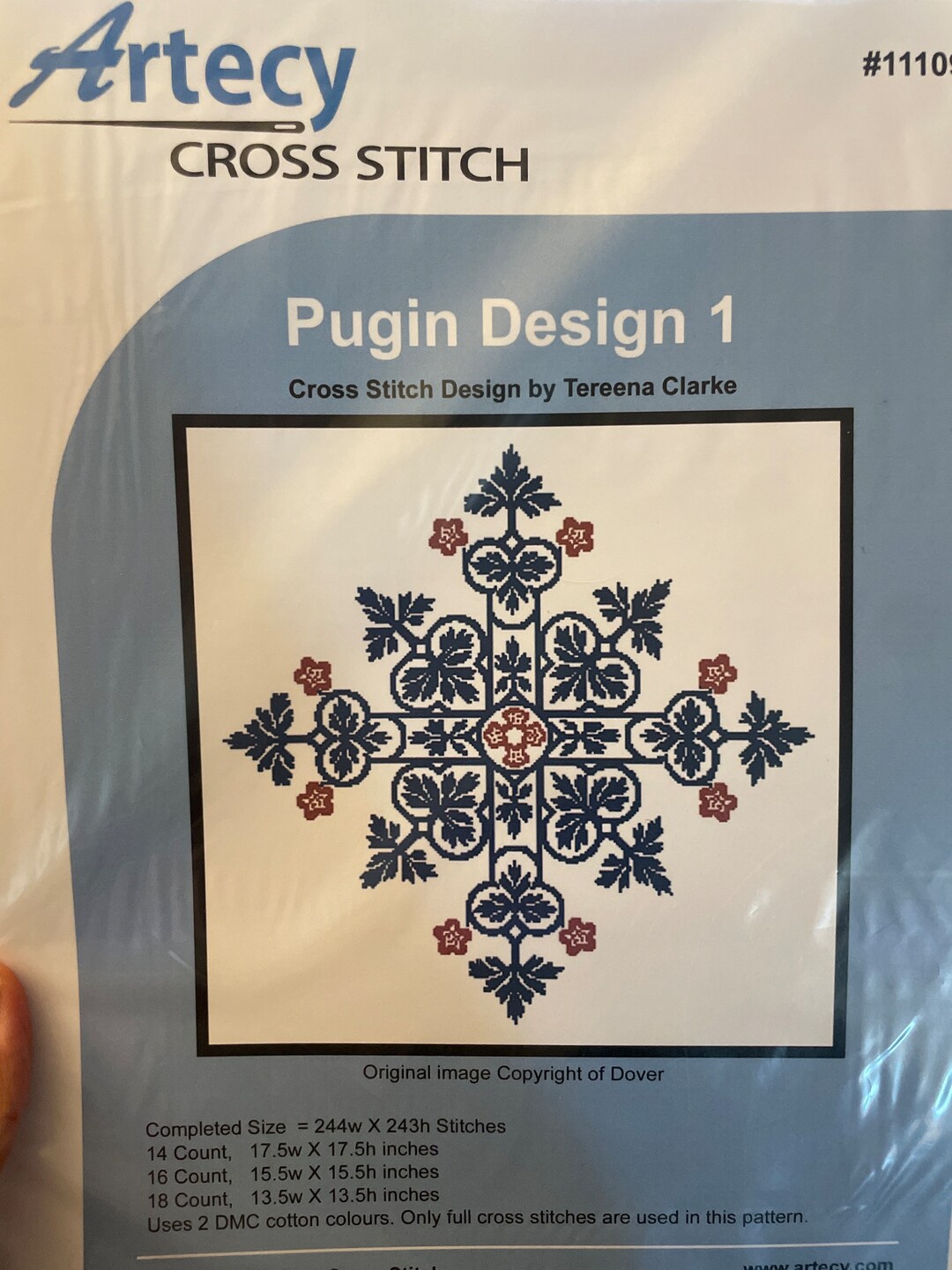 Artecy Crosstitch - Pugin Design 1 - Etsy