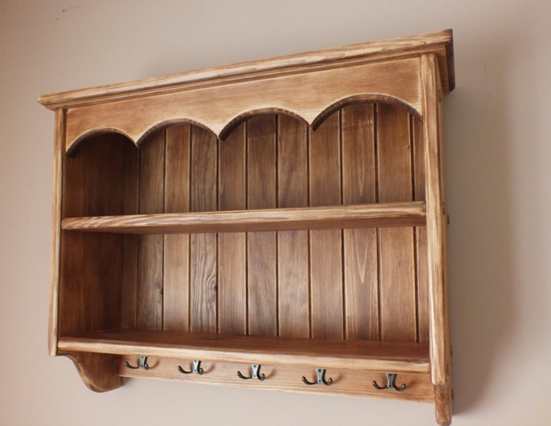S59 Timber Cottage Shelf | Traditional Shelf | Traditionally Crafted ...