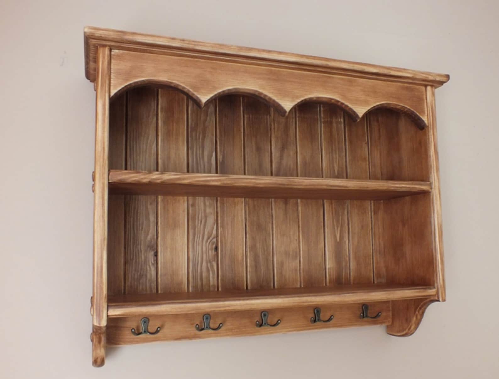 S59 Timber Cottage Shelf Traditional Shelf Traditionally - Etsy