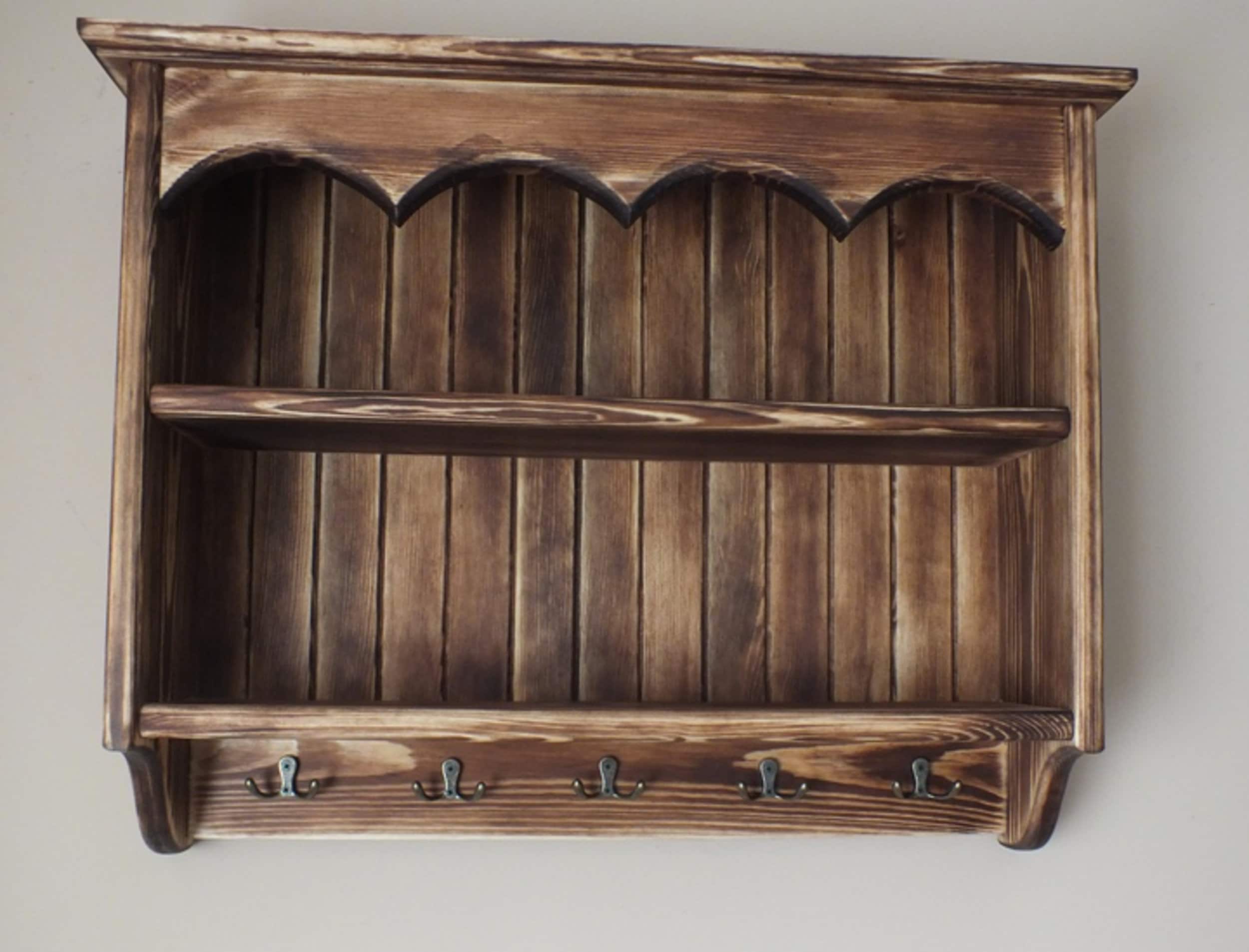 S59 Timber Cottage Shelf Traditional Shelf Traditionally - Etsy UK