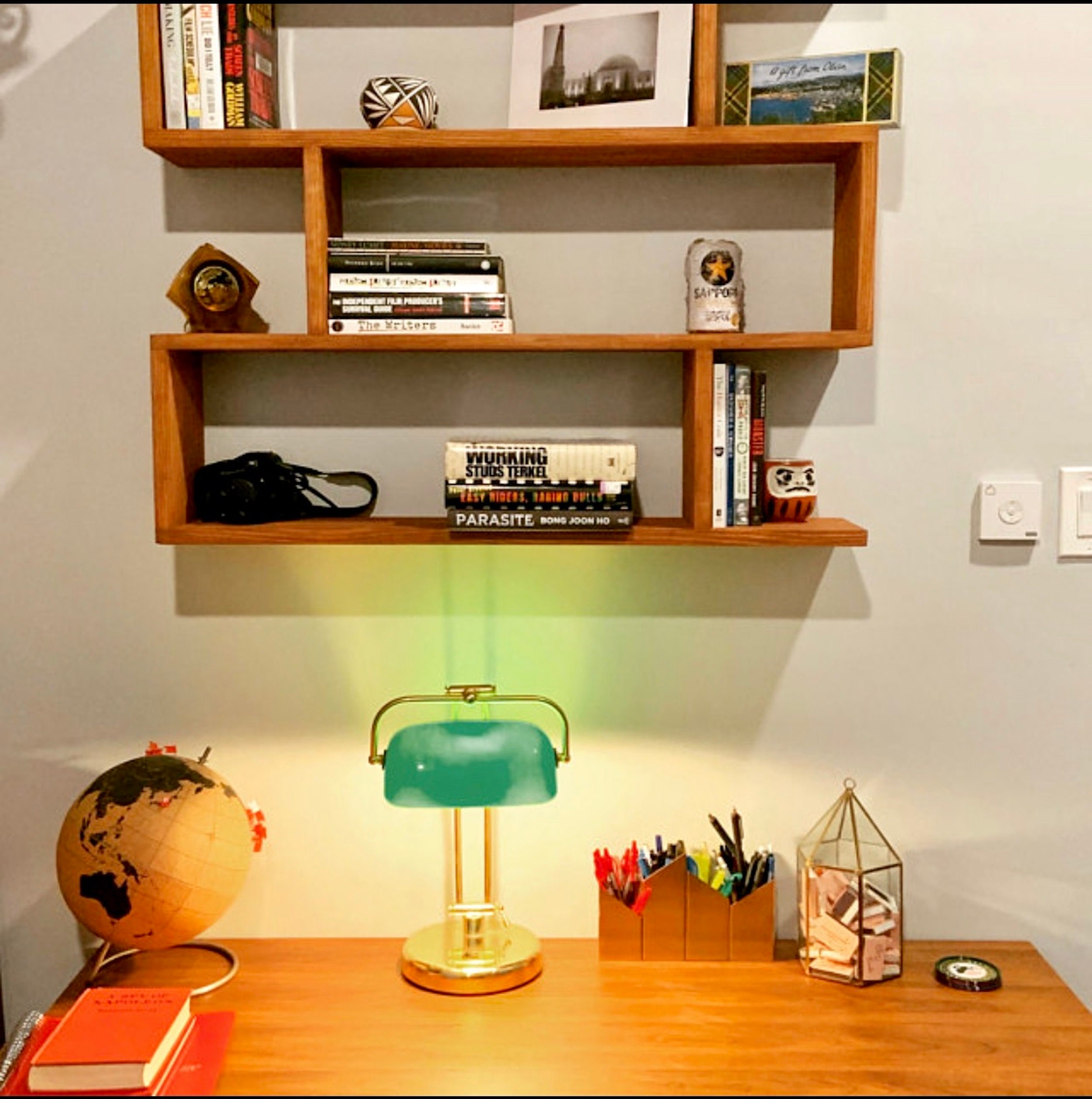 S96 Modern Bookshelf Made of Solid Pine Wall Hanging Funky | Etsy UK