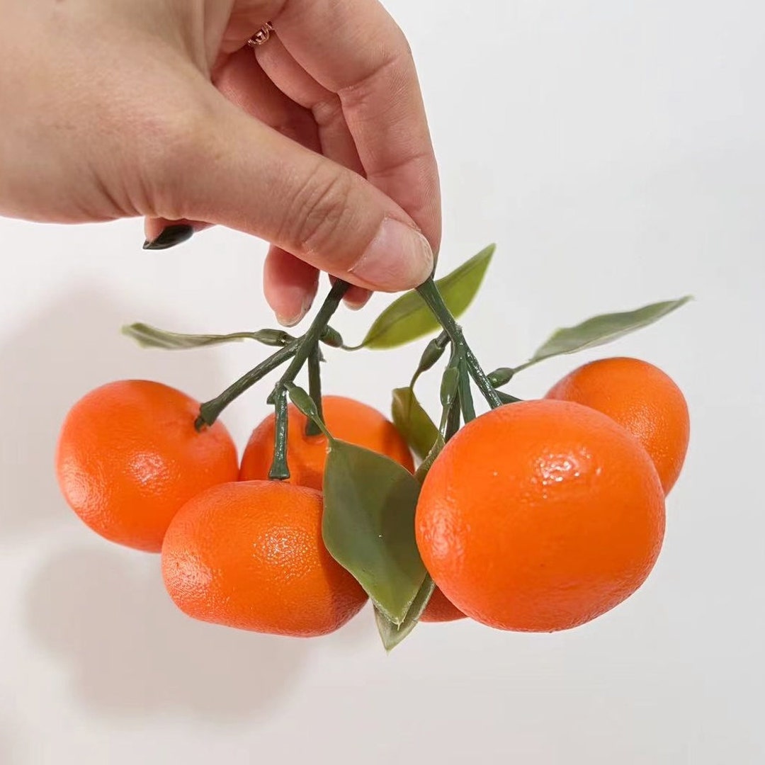 Artificial Orange Fruit Fall Fruit Decor Faux Tangerine Fruit ...