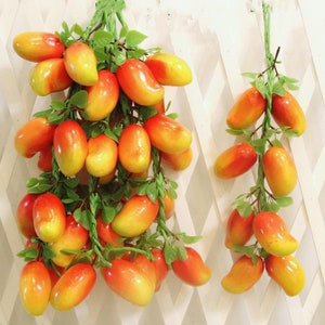 Artificial Pomegranate Fruit String, Watermelon, Corn, Chili, Mango ...