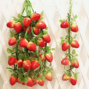 Artificial Pomegranate Fruit String, Watermelon, Corn, Chili, Mango ...