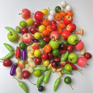 Random Mixed Artificial Fruit Fall Fruit Decor Faux Fruit-artificial ...