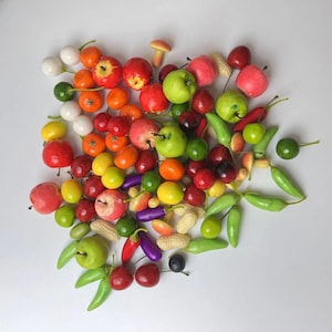 Random Mixed Artificial Fruit Fall Fruit Decor Faux Fruit-artificial ...
