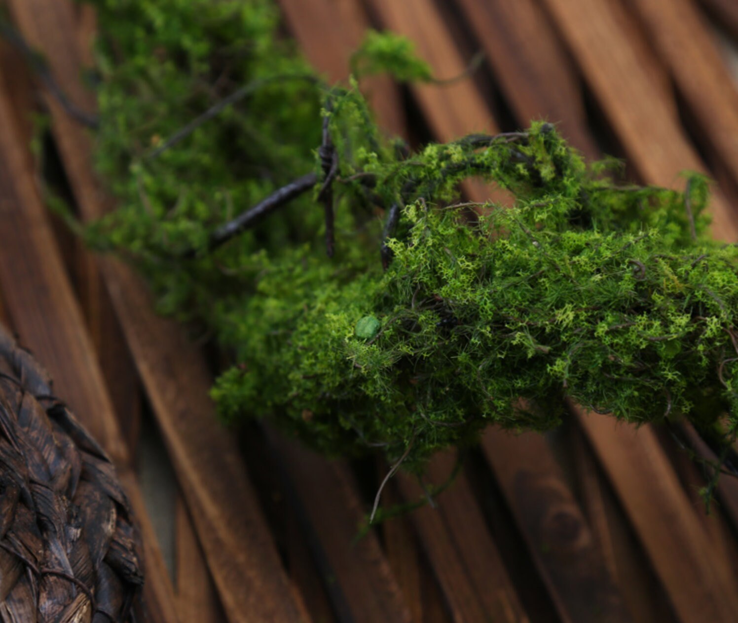 Green Moss Decorating Vine Add a Natural Touch Artificial Moss - Etsy ...