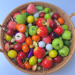 Random Mixed Artificial Fruit Fall Fruit Decor Faux Fruit-artificial ...