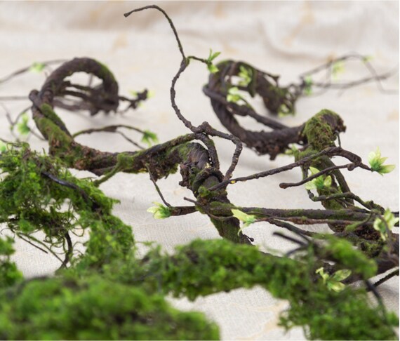 Green Moss Decorating Vine Add a Natural Touch Artificial Moss | Etsy ...