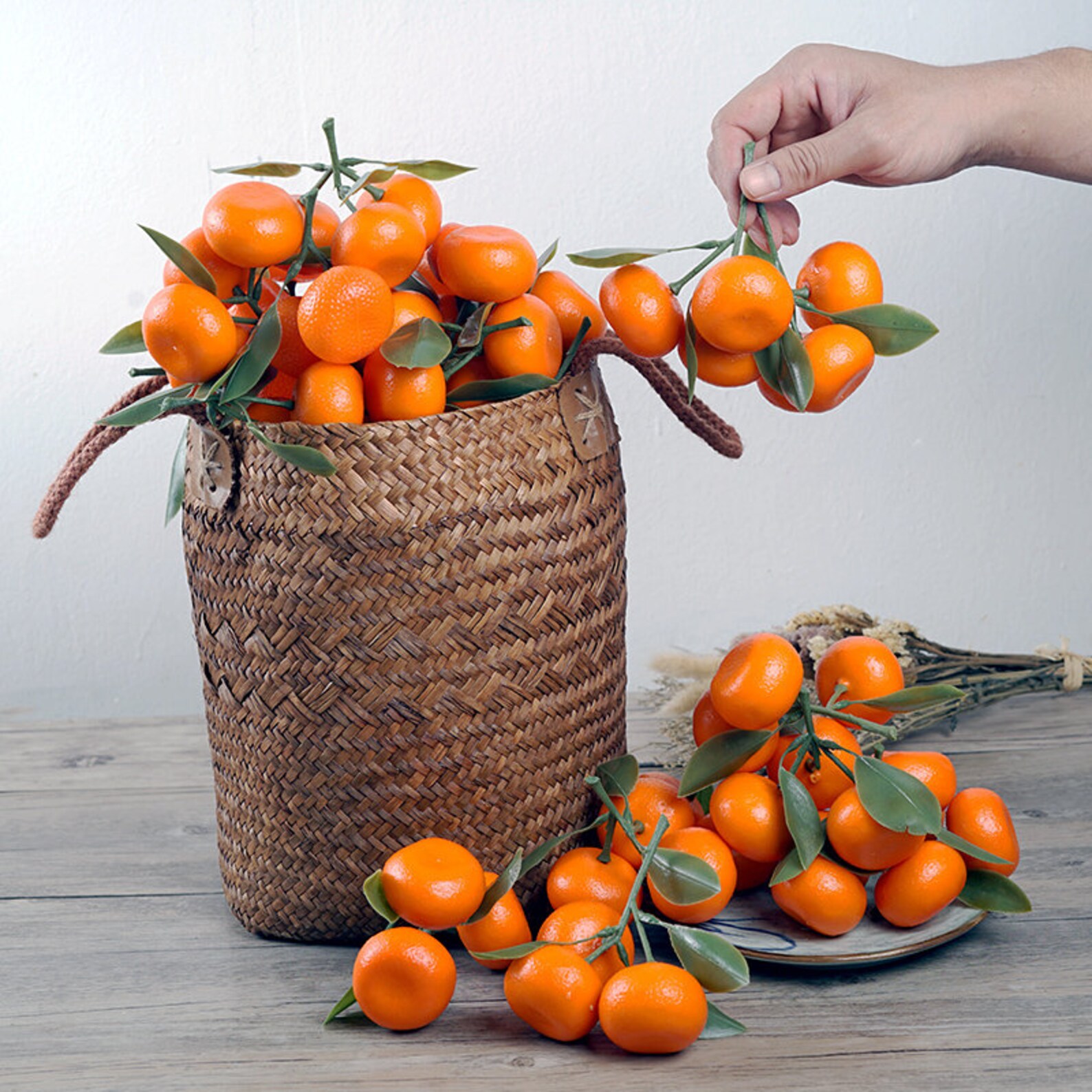 Artificial Orange Fruit Fall Fruit Decor Faux Tangerine - Etsy