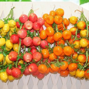 Artificial Pomegranate Fruit String, Watermelon, Corn, Chili, Mango ...