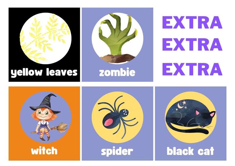 Halloween Alphabet Printable Cards | Instant Download, Digital Download ...