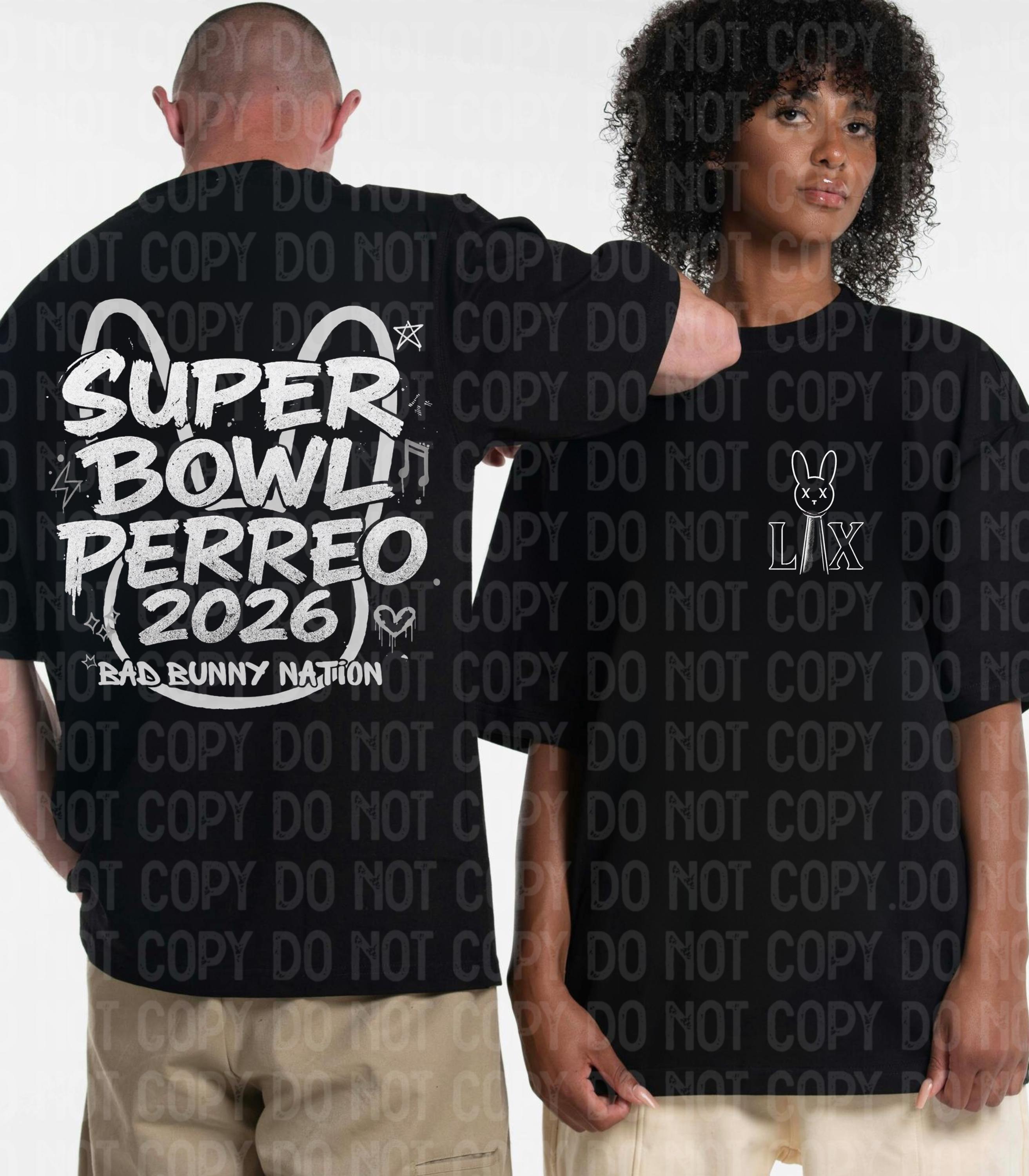 Benito Bowl Perreo 2026 PNG | Latin Music, Game Day Digital Download - Etsy