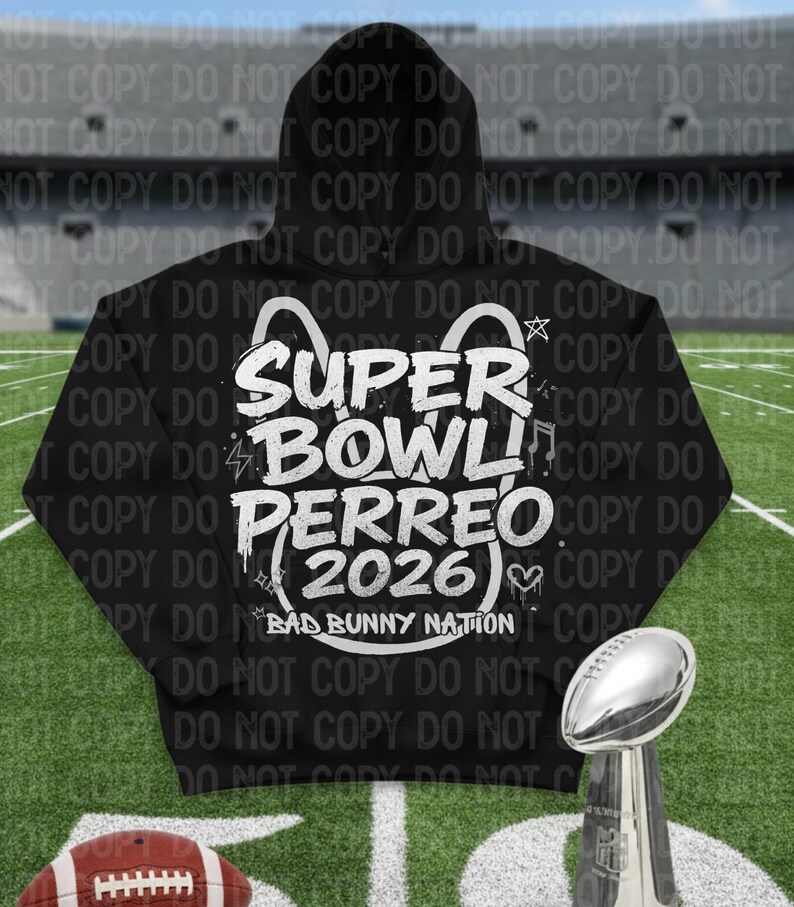 Benito Bowl Perreo 2026 PNG | Latin Music, Game Day Digital Download - Etsy
