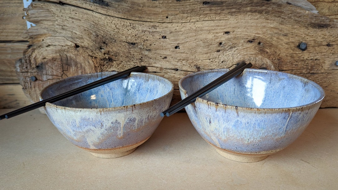 Pottery Ramen Noodle Pho Bowl Set - Etsy