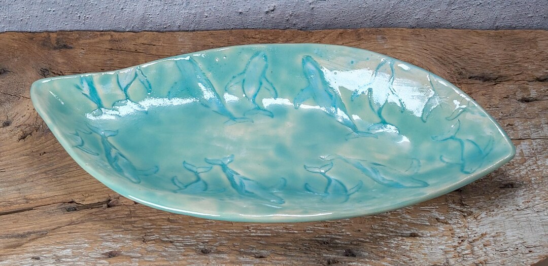 Ceramic Whale Platter Charcuterie, Pasta, Salad, Fruit Serving ...
