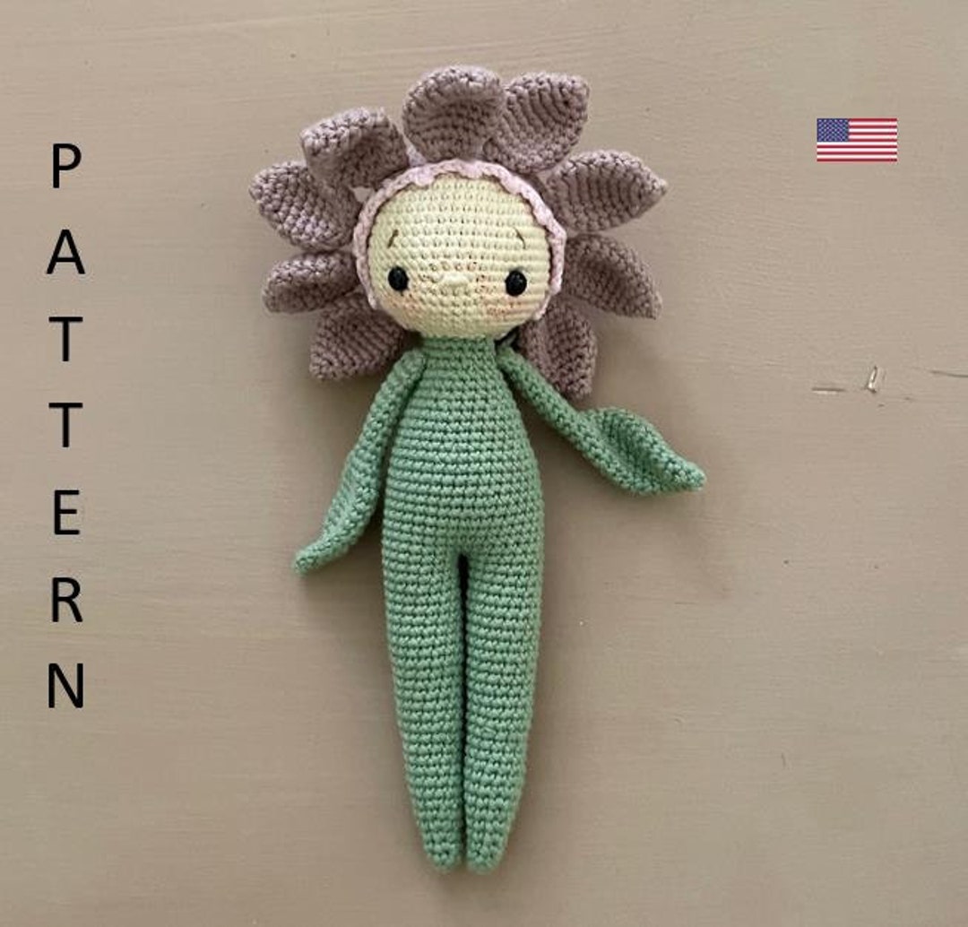 LILAH, the Talking Flower Doll. Amigurumi Pattern. Crochet Pattern. - Etsy