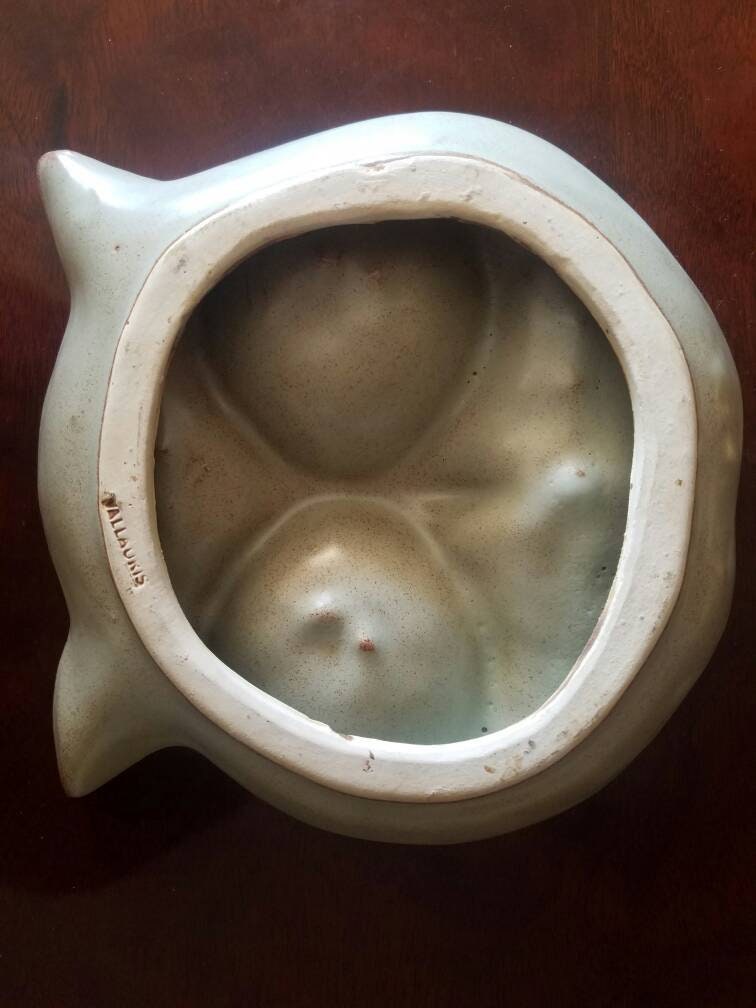 Vallauris French Mid-century Owl Tray, Signed Ceramic Pin Dish - Etsy